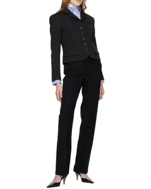 THE ROW Jesse Straight-leg Tailored Cut Pants