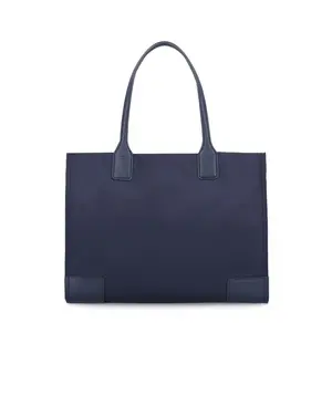 Tory Burch Ella Logo Patch Small Tote Bag - Black