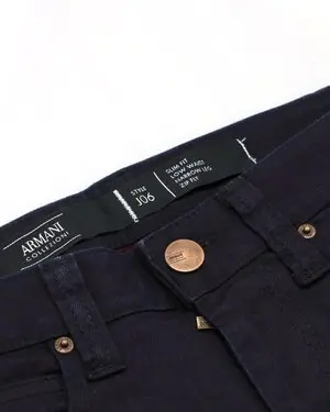 Emporio Armani Logo Jeans - Black
