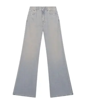 DONDUP Wide-leg Jeans With Patch Pockets