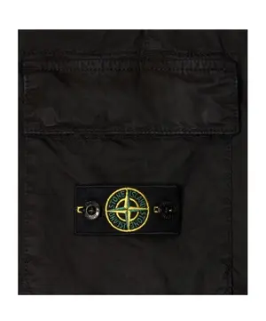 Stone Island Compass Motif Cargo Shorts