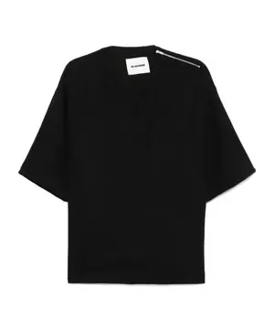 JIL SANDER Shoulder-zip Fastening T-shirt
