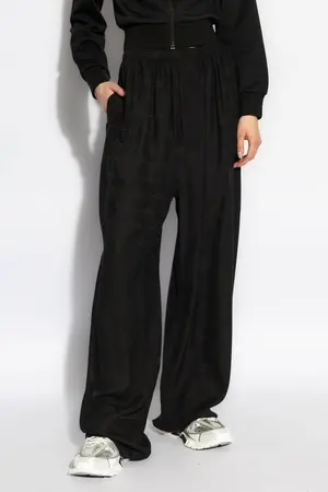 Balenciaga Logo Detailed Pleated Trousers