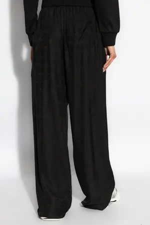 Balenciaga Logo Detailed Pleated Trousers