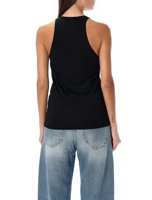 Saint Laurent U-neck Sleeveless Tank Top