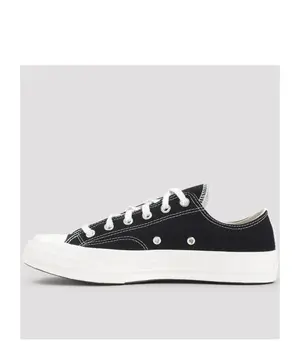 CONVERSE X COMME DES GARONS PLAY Round Toe Lace-up Sneakers - Black