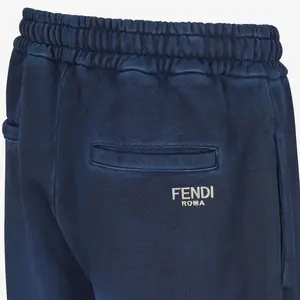 Fendi Logo Embroidered Track Trousers