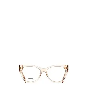 Fendi Cat Eye Frame Glasses - White