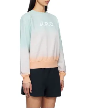 A.p.c. Tie & Dye Crewneck Sweatshirt