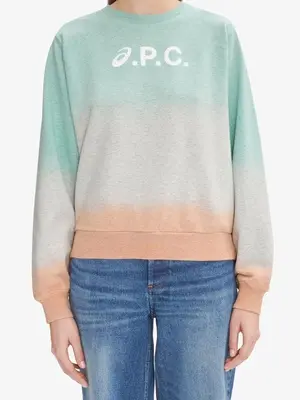 A.p.c. Tie & Dye Crewneck Sweatshirt