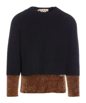 Marni Color Blocked Sweaters For Men