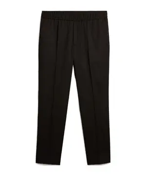 GOLDEN GOOSE Logo Plaque Straight Leg Trousers