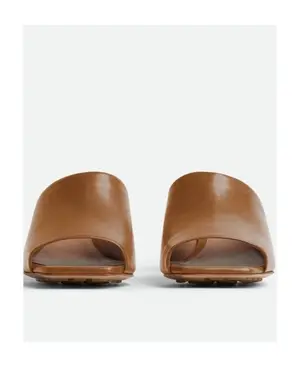 Bottega Veneta Knot Detailed Open-toe Mules - Brown