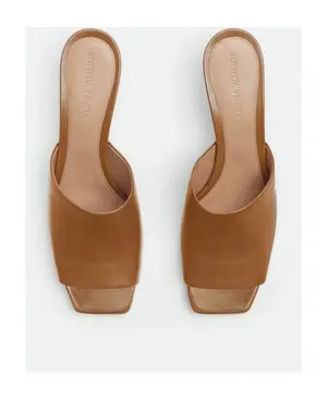 Bottega Veneta Knot Detailed Open-toe Mules - Brown