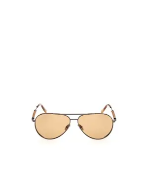 TOD'S Aviator Sunglasses - Nude