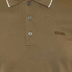 Zegna Short-sleeved Polo Shirt - Brown
