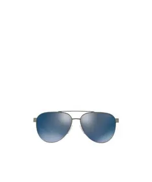Prada Aviator Sunglasses With Logo Detail - Blue