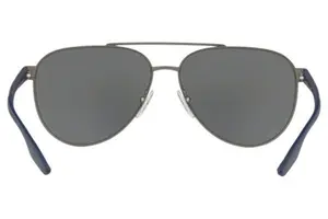 Prada Aviator Sunglasses With Logo Detail - Blue