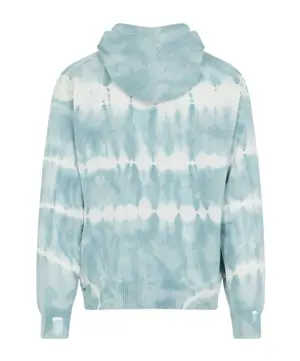 Amiri Tie-dye Embroidered Logo Hooded Sweater
