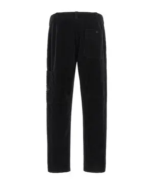 Stone Island Corduroy Cargo Trousers - Black