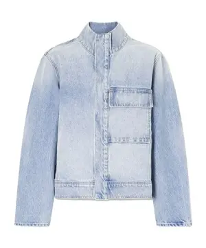 NILI LOTAN Marilou Denim Jacket - Blue