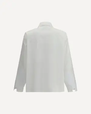 Marni Logo Printed Long-sleeved Zipped Shirt