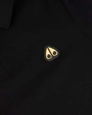 Moose Knuckles Logo Patch Short-sleeved Polo Shirt