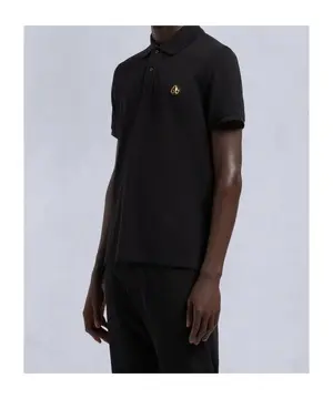 Moose Knuckles Logo Patch Short-sleeved Polo Shirt