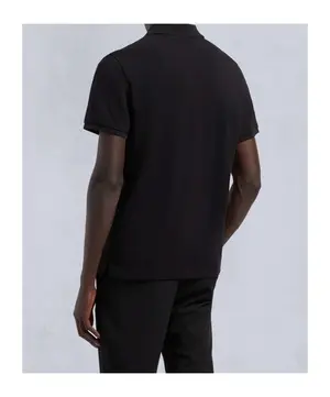 Moose Knuckles Logo Patch Short-sleeved Polo Shirt