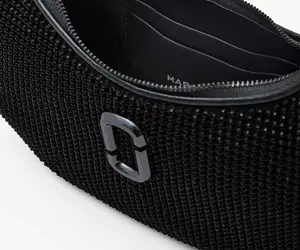 Marc Jacobs Embellished Small Curve Bag - Black