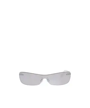 Jacquemus Mirada Rectangle Frame Sunglasses Gray