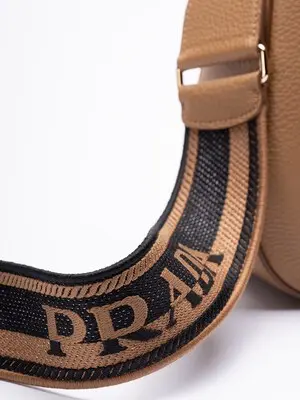 Prada Logo Plaque Shoulder Bag