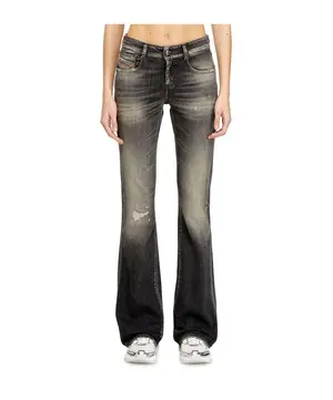 DIESEL® Distressed Flared Jeans