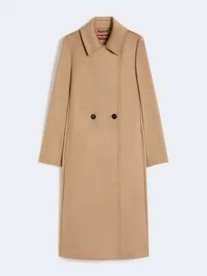 Max Mara Belted Long-sleeved Coat - Camel
