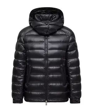 Moncler Borey Short Down Jacket With Detachable Hood
