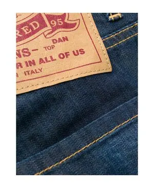 Dsquared2 Cropped Girlfriend Fit Jeans - Blue