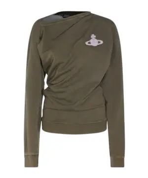 VIVIENNE WESTWOOD Asymmetrical Logo Sweatshirt