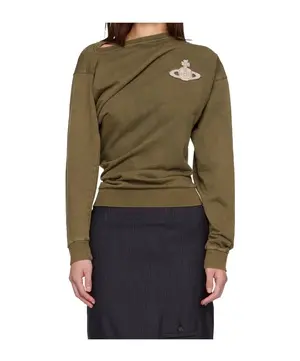 VIVIENNE WESTWOOD Asymmetrical Logo Sweatshirt