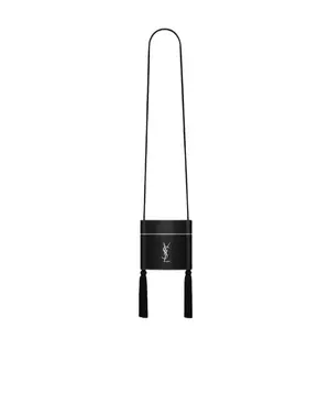 Saint Laurent Logo Shoulder Bag - Black