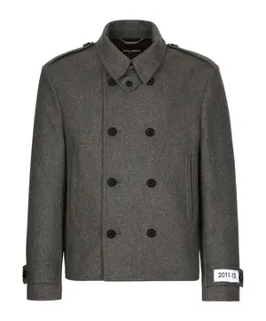 Dolce & Gabbana Double-breasted Coat - Black