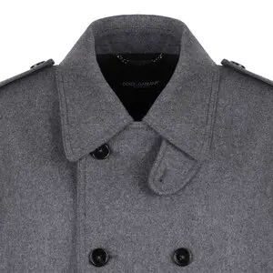 Dolce & Gabbana Double-breasted Coat - Black