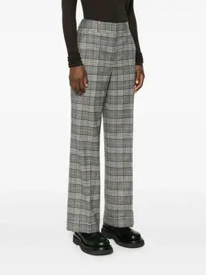 Peserico Tartan Check Tailored Trousers