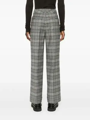 Peserico Tartan Check Tailored Trousers