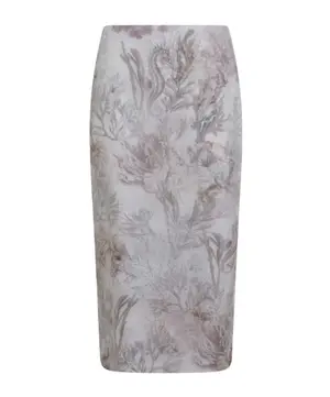 Max Mara Max Mara Ultimo Printed Midi Pencil Skirt No
