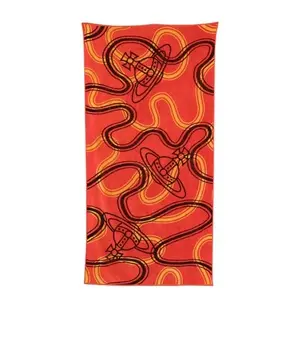 VIVIENNE WESTWOOD Orb Pattern Beach Towel