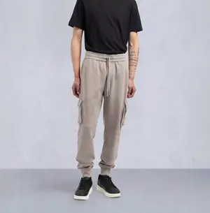 Moose Knuckles Hartsfield Logo Plaque Cargo Pants - Nude