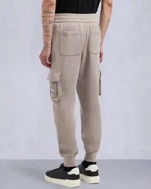 Moose Knuckles Hartsfield Logo Plaque Cargo Pants - Nude
