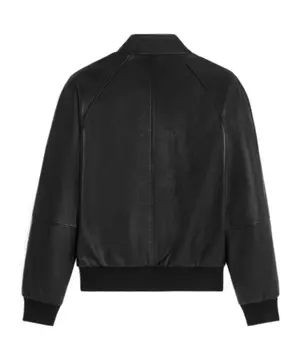 Celine Zipped Blouson Jacket In Soft Lambskin