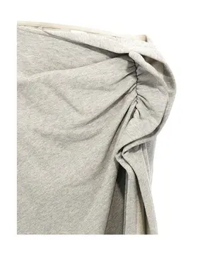 Dries Van Noten Ruffled Skirt - Gray