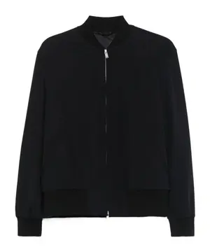 LARDINI Zip-up Bomber Jacket - Blue